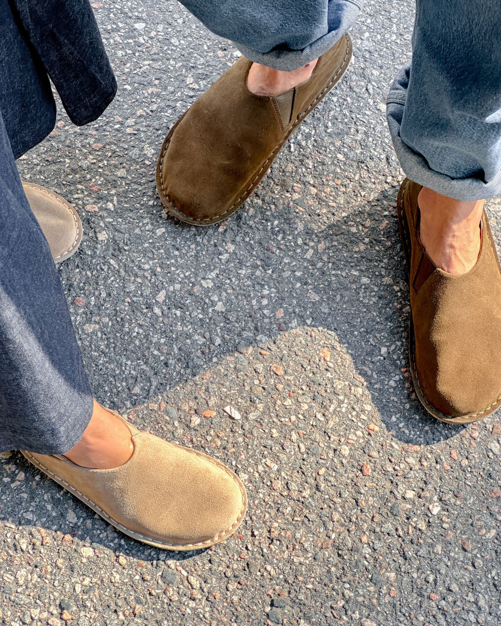 ZUMA Bio Suede Desert Sand Slip-On Shoes | VIBAe