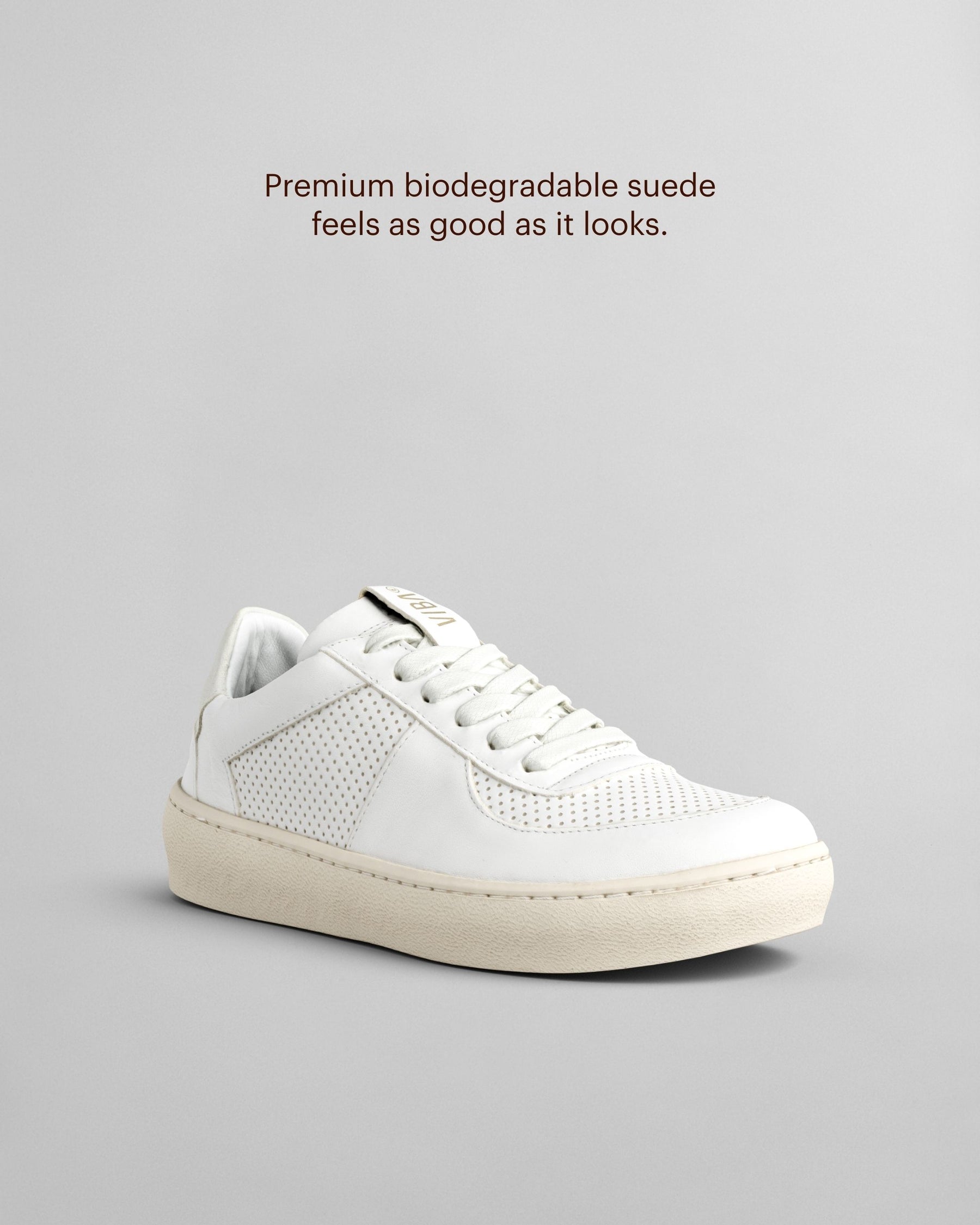 LONDON Bio Leather White/Chalk – VIBAe