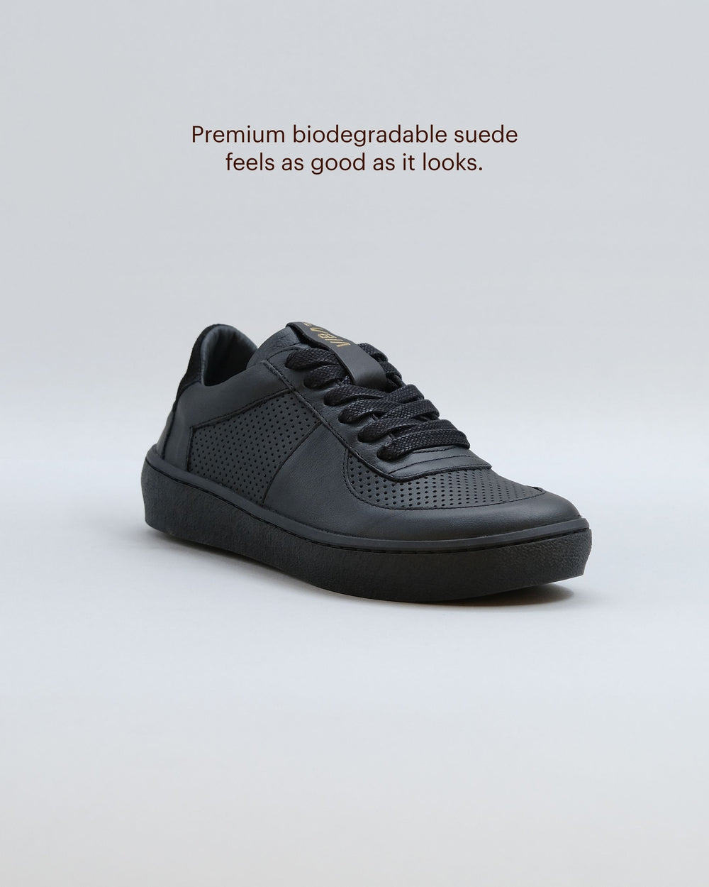 LONDON Bio Leather Black/Black – VIBAe