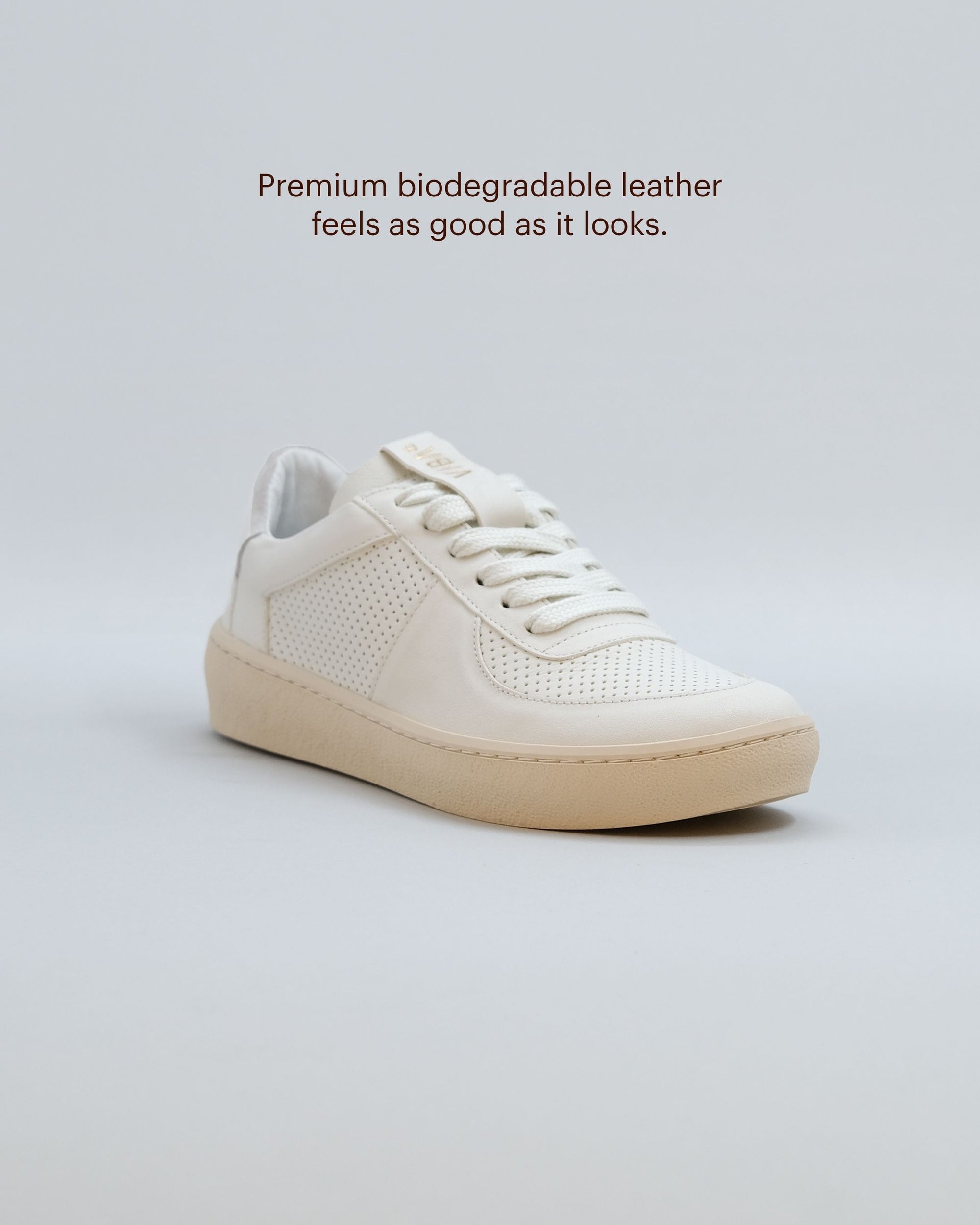 LONDON Bio Leather White/Chalk – VIBAe