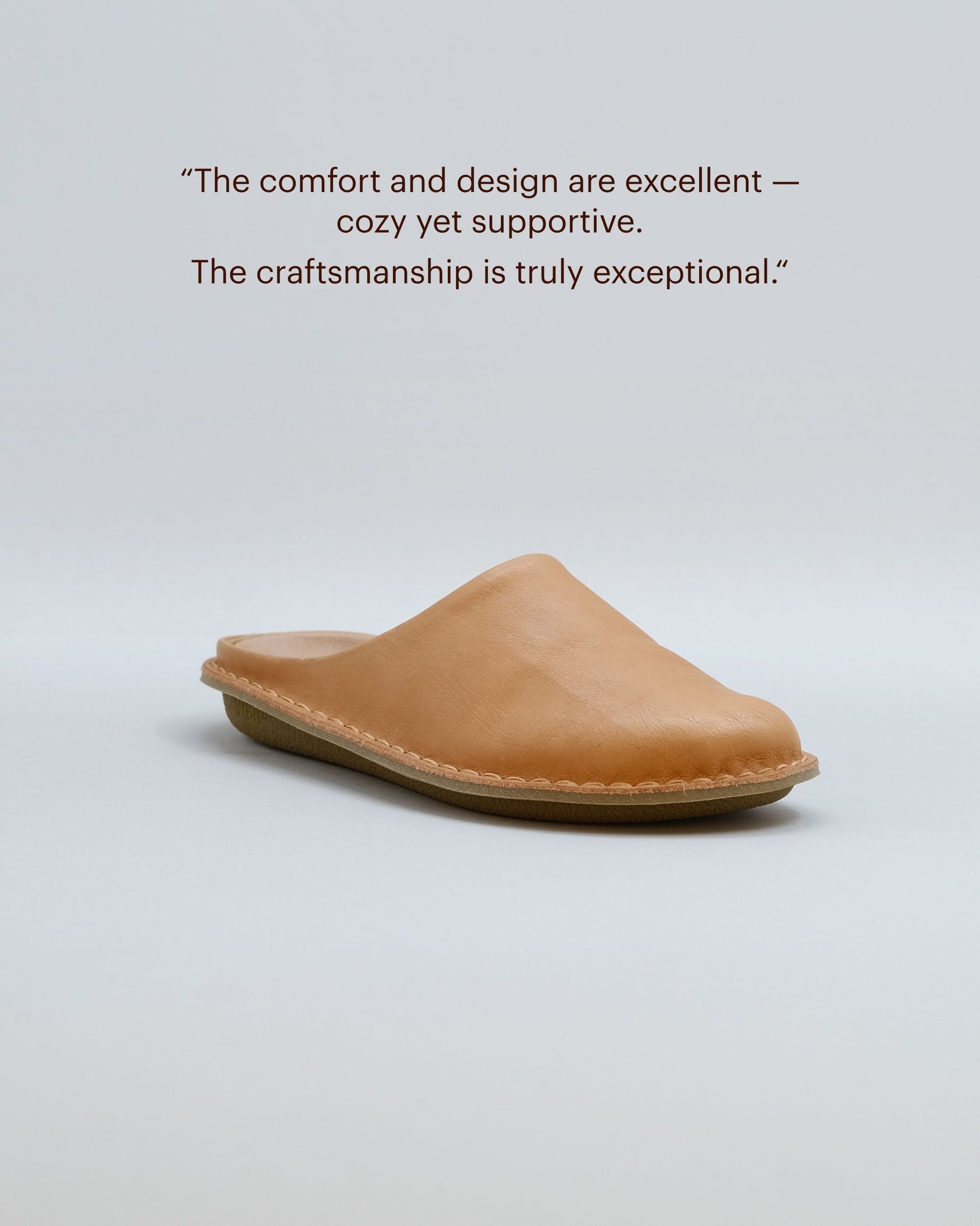 ROMA Leather Fawn Tan – VIBAe