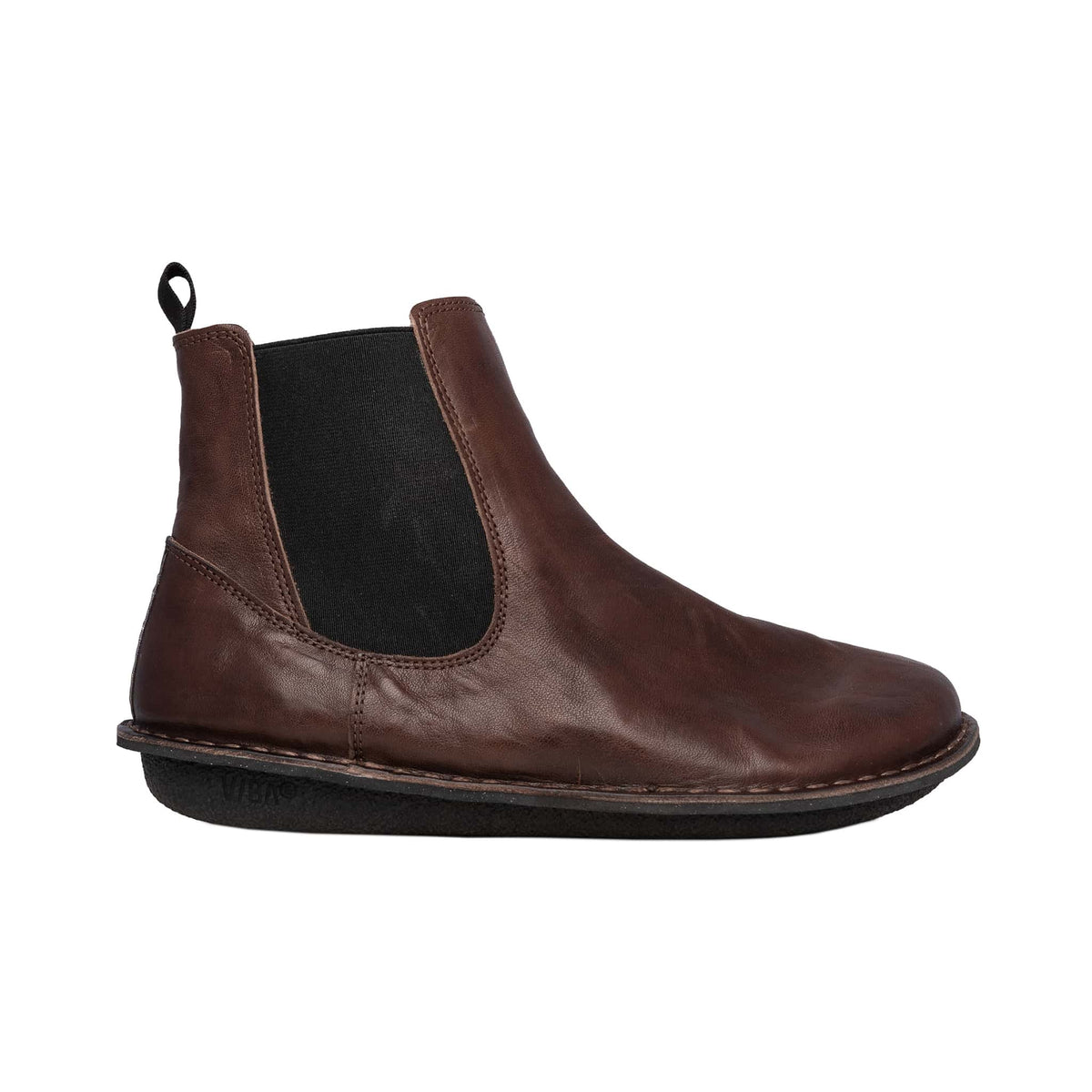 HELSINKI Leather Cocoa Brown/Black – VIBAe